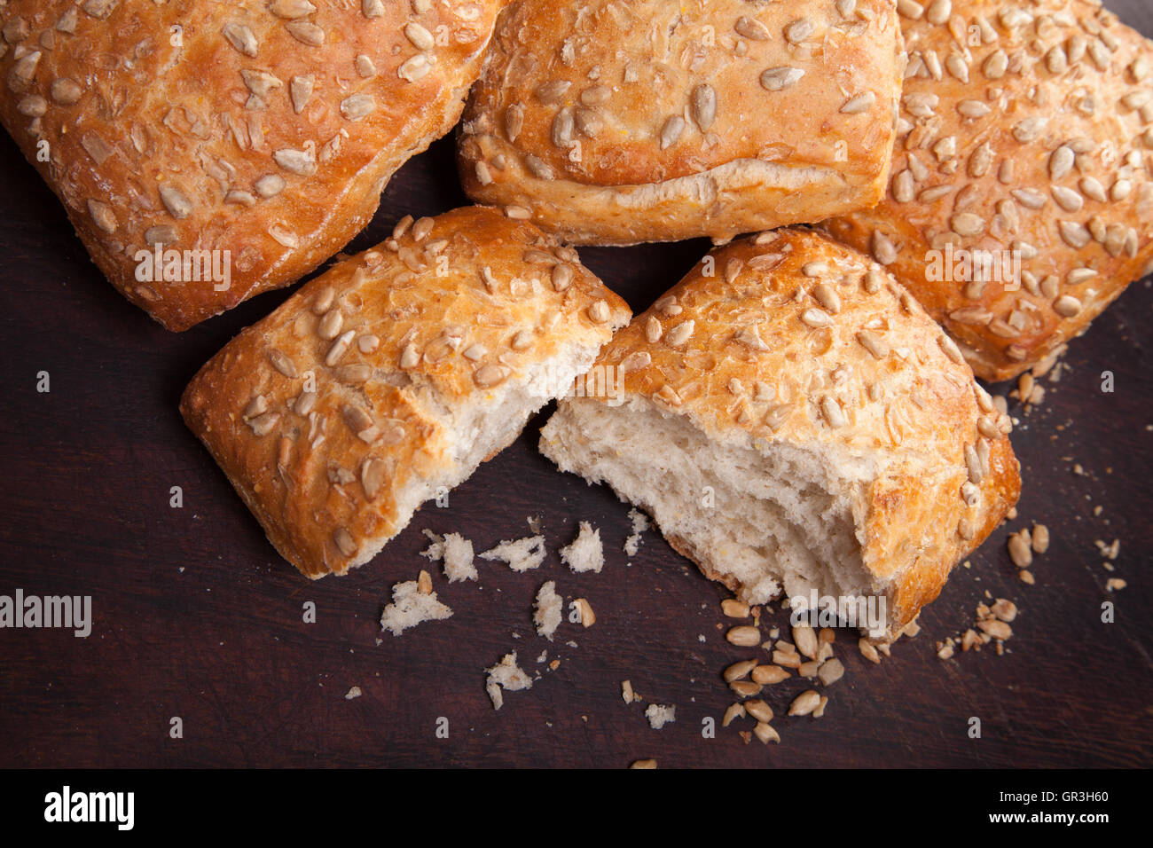 Seeded bread roll hi-res stock photography and images - Alamy