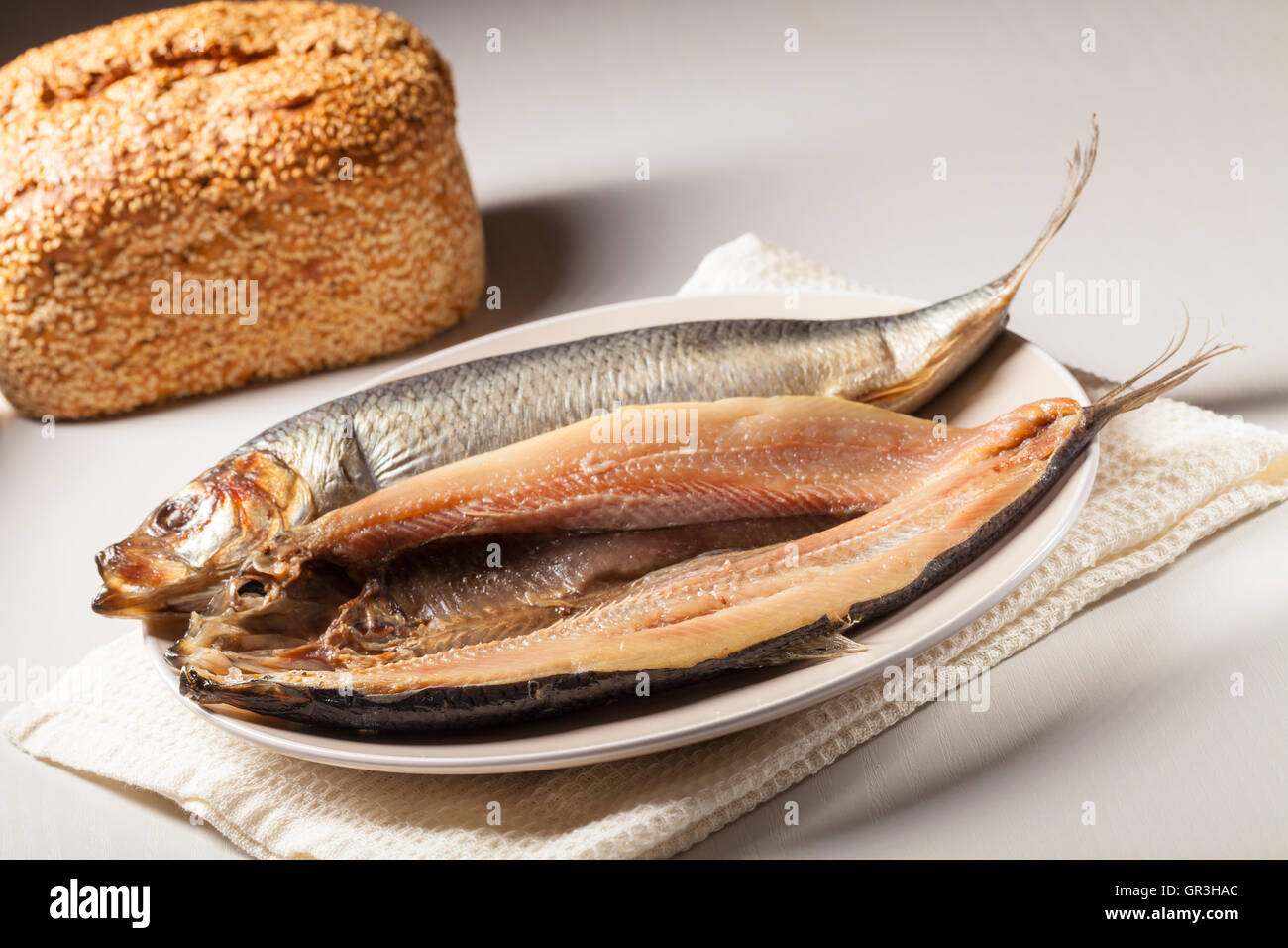 Scottish Smoked Kipper Stock Photo - Alamy