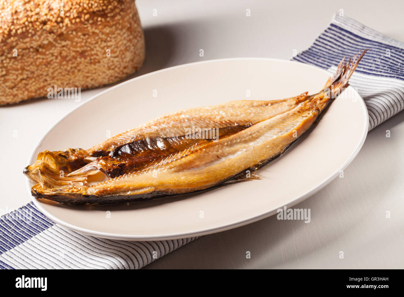 Scottish Smoked Kipper Stock Photo - Alamy