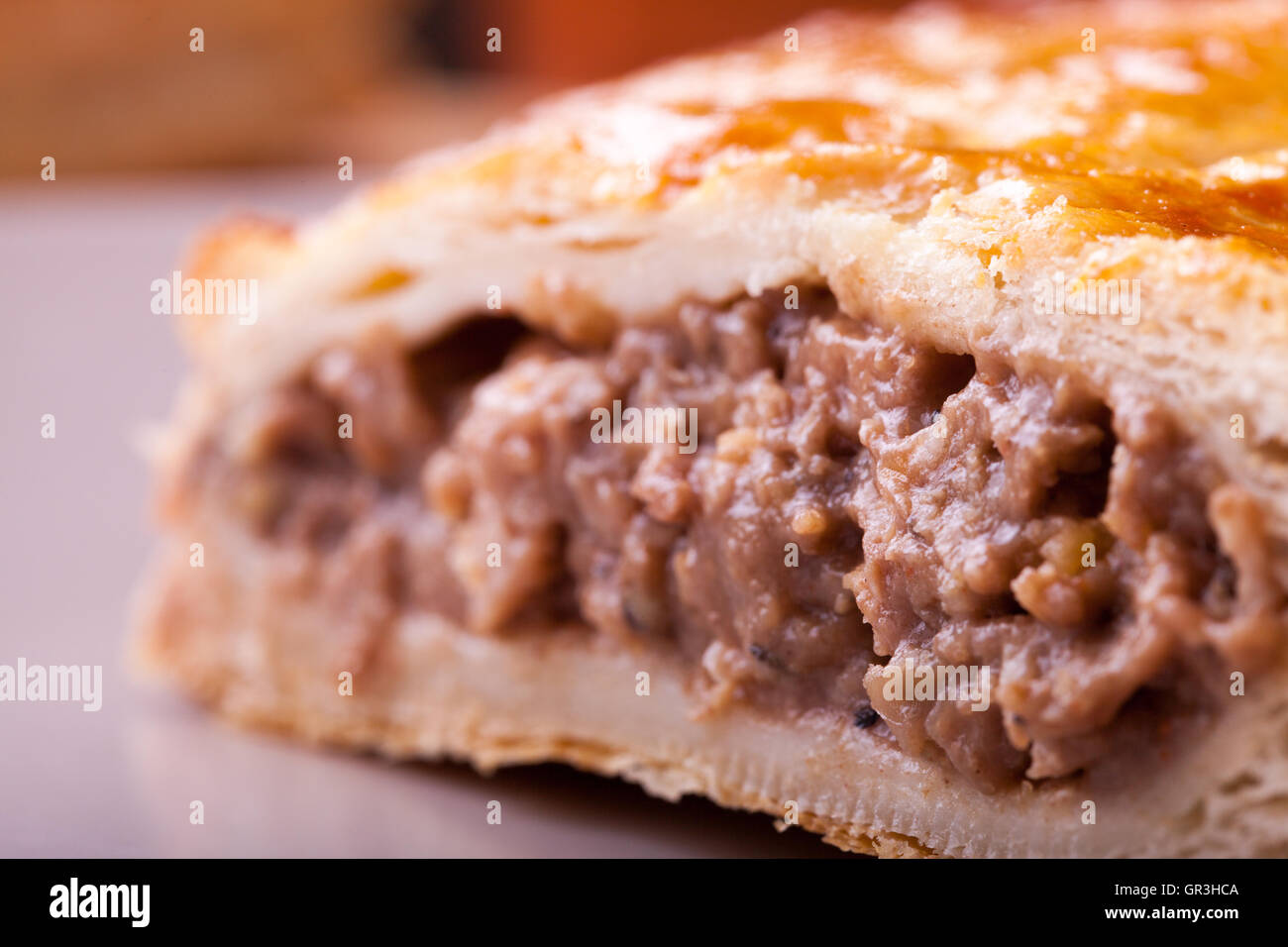 Beef Steak Slice Stock Photo - Alamy