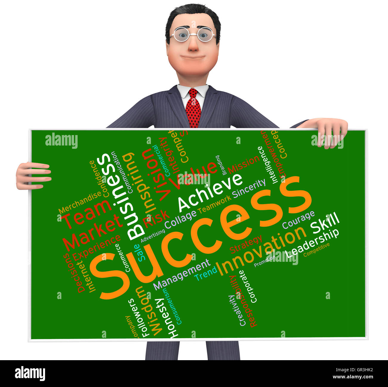 Success Words Indicating Winning Victor And Successful Stock Photo - Alamy