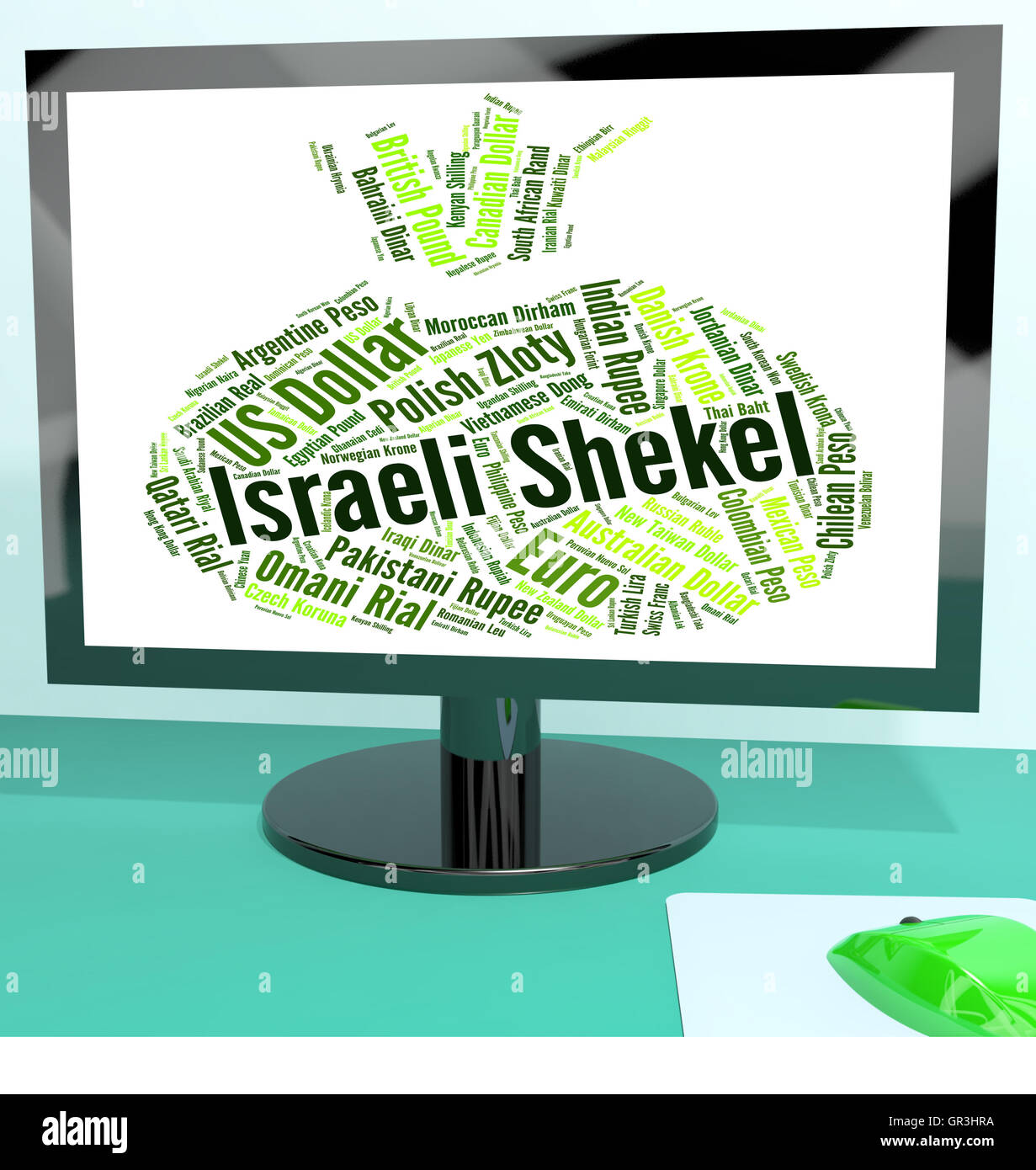 Israeli Shekel Meaning Foreign Currency And Banknotes Stock Photo - Alamy