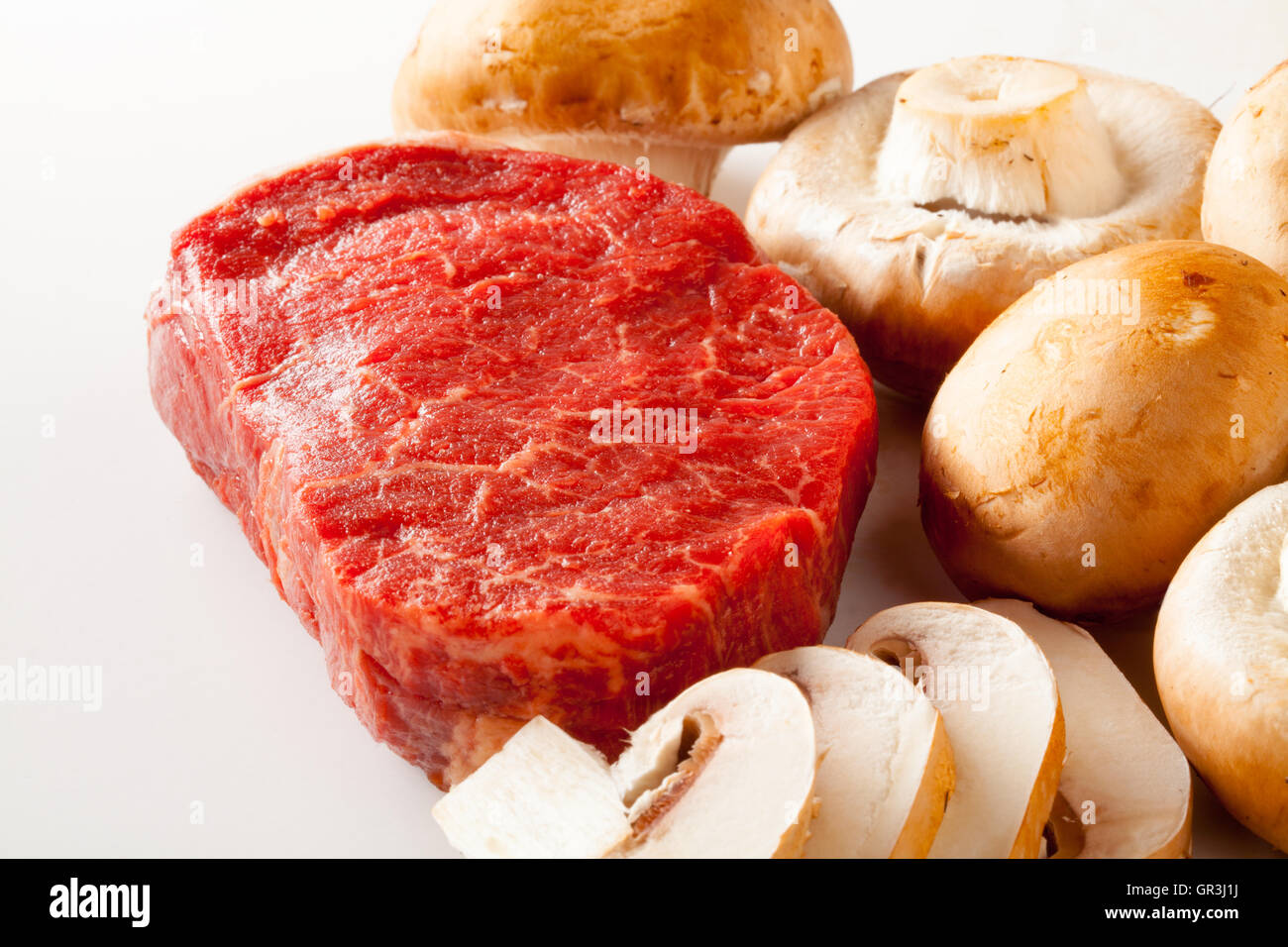 Beef Fillet Steak Raw Stock Photo - Alamy