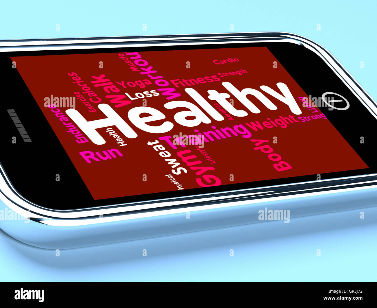 Health Words Representing Preventive Medicine And Well Stock Photo - Alamy