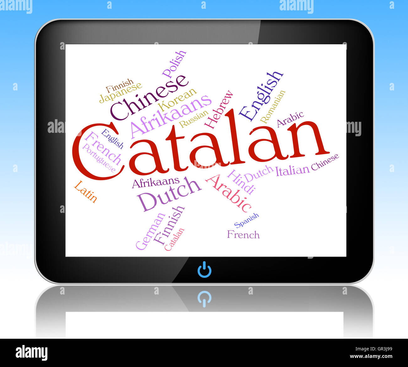 Catalan Language Showing Languages Catalonia And Text Stock Photo - Alamy