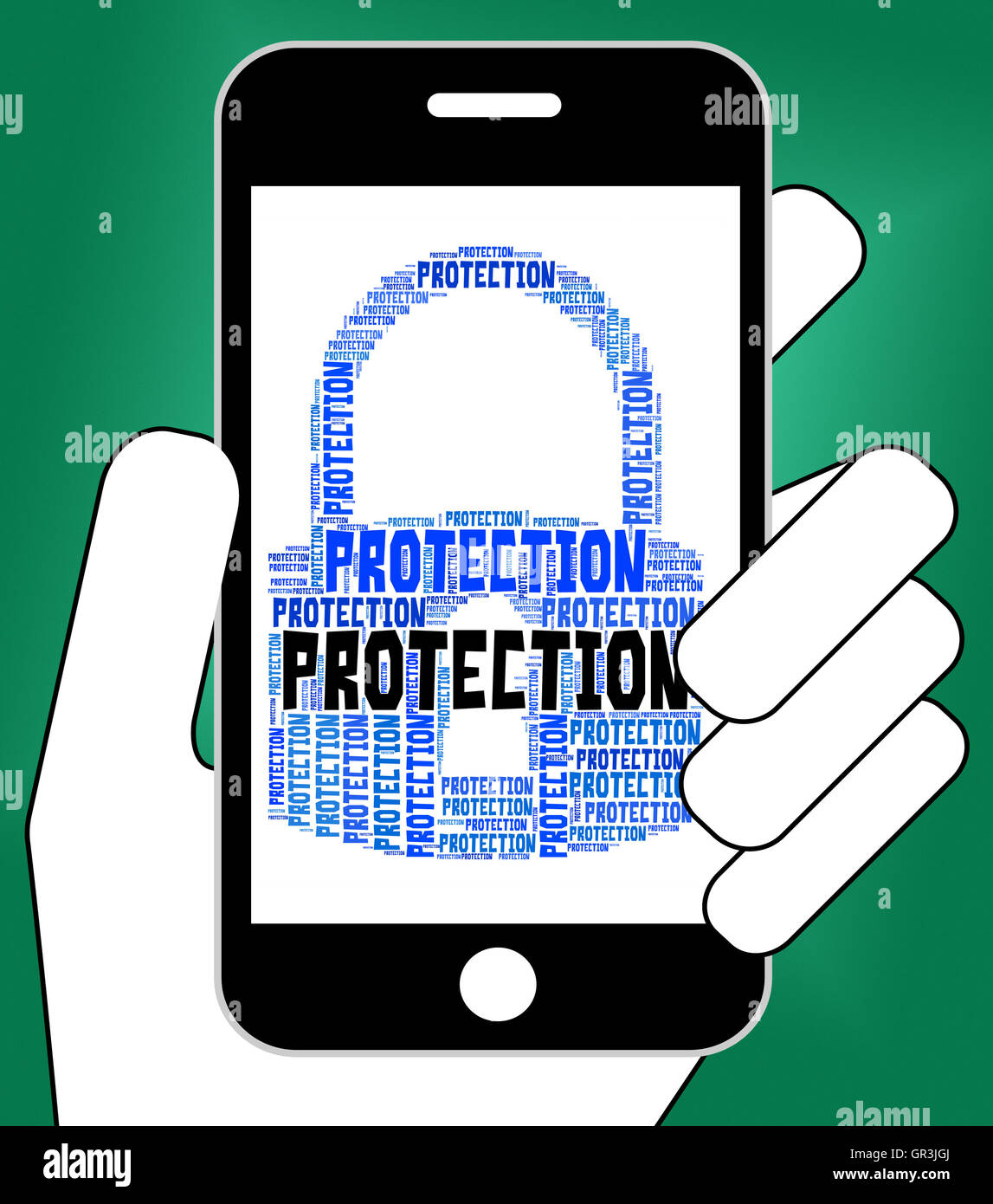 Protection Lock Representing Restricted Password And Secure Stock Photo ...