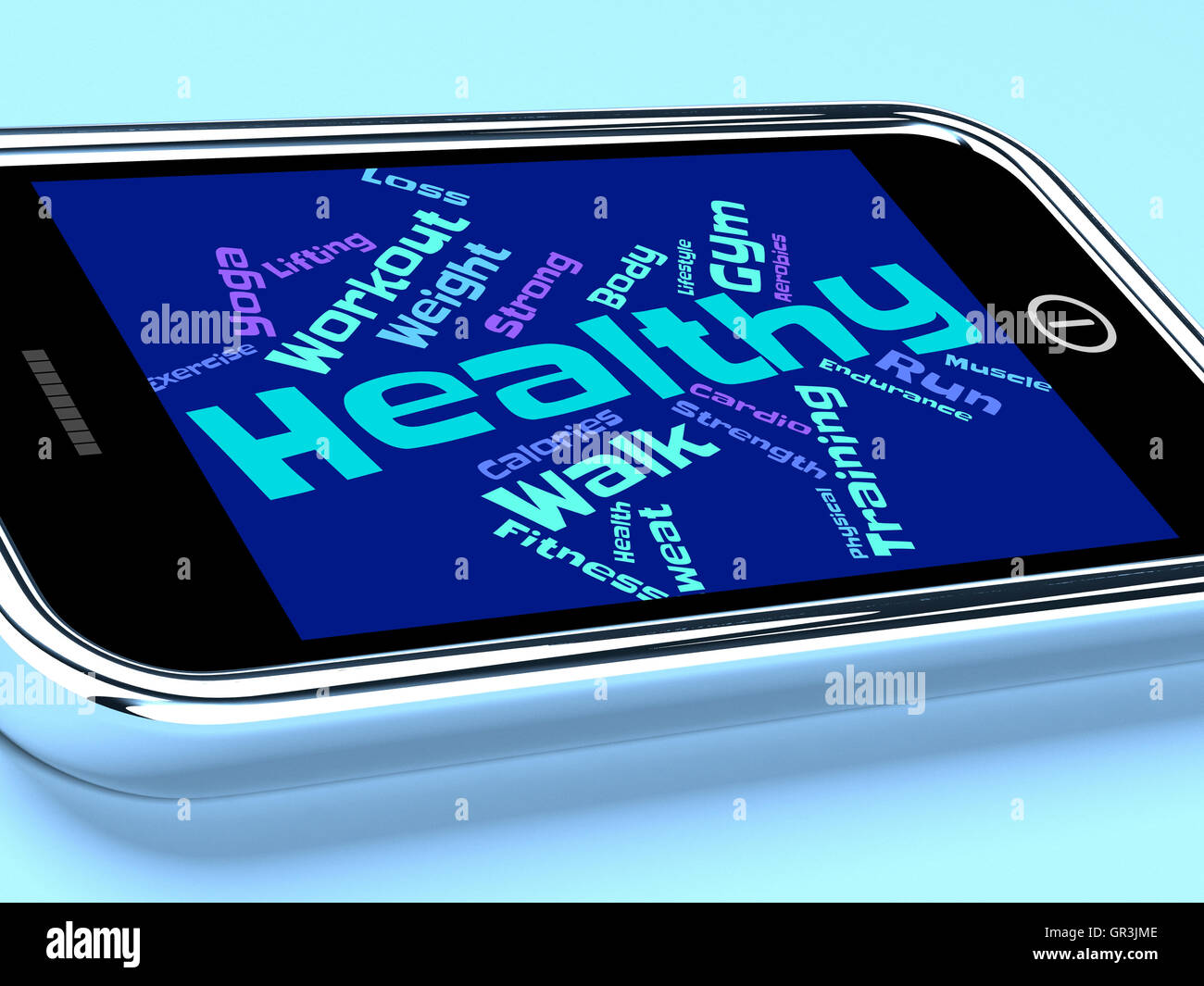 Health Words Representing Preventive Medicine And Text Stock Photo - Alamy