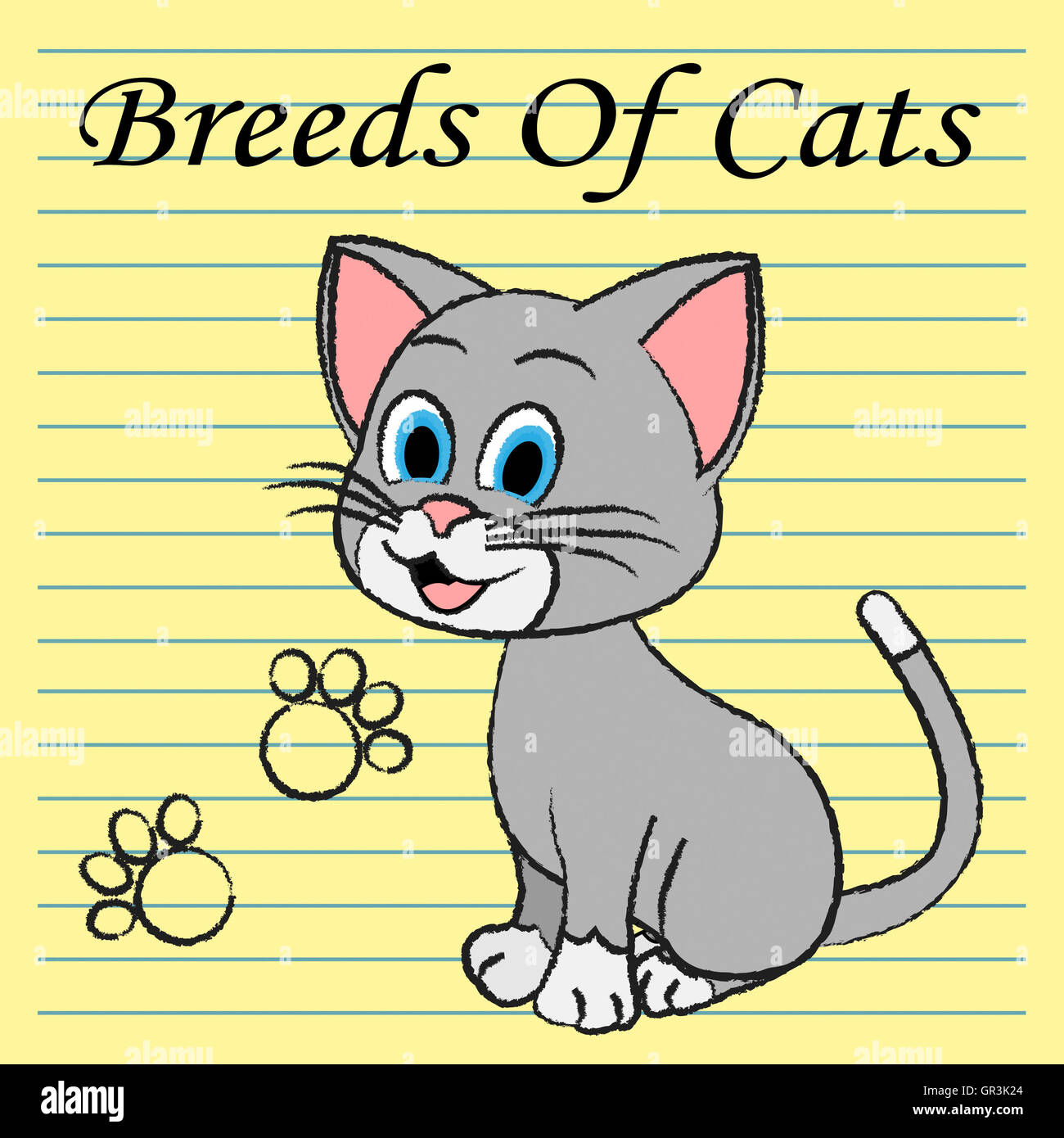 Breeds Of Cats Representing Mating Offspring And Reproduce Stock Photo ...