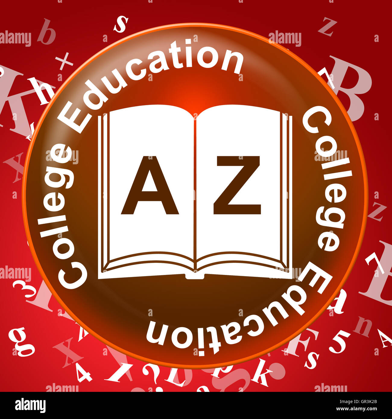 College Education Showing Universities Studying And Learned Stock Photo ...