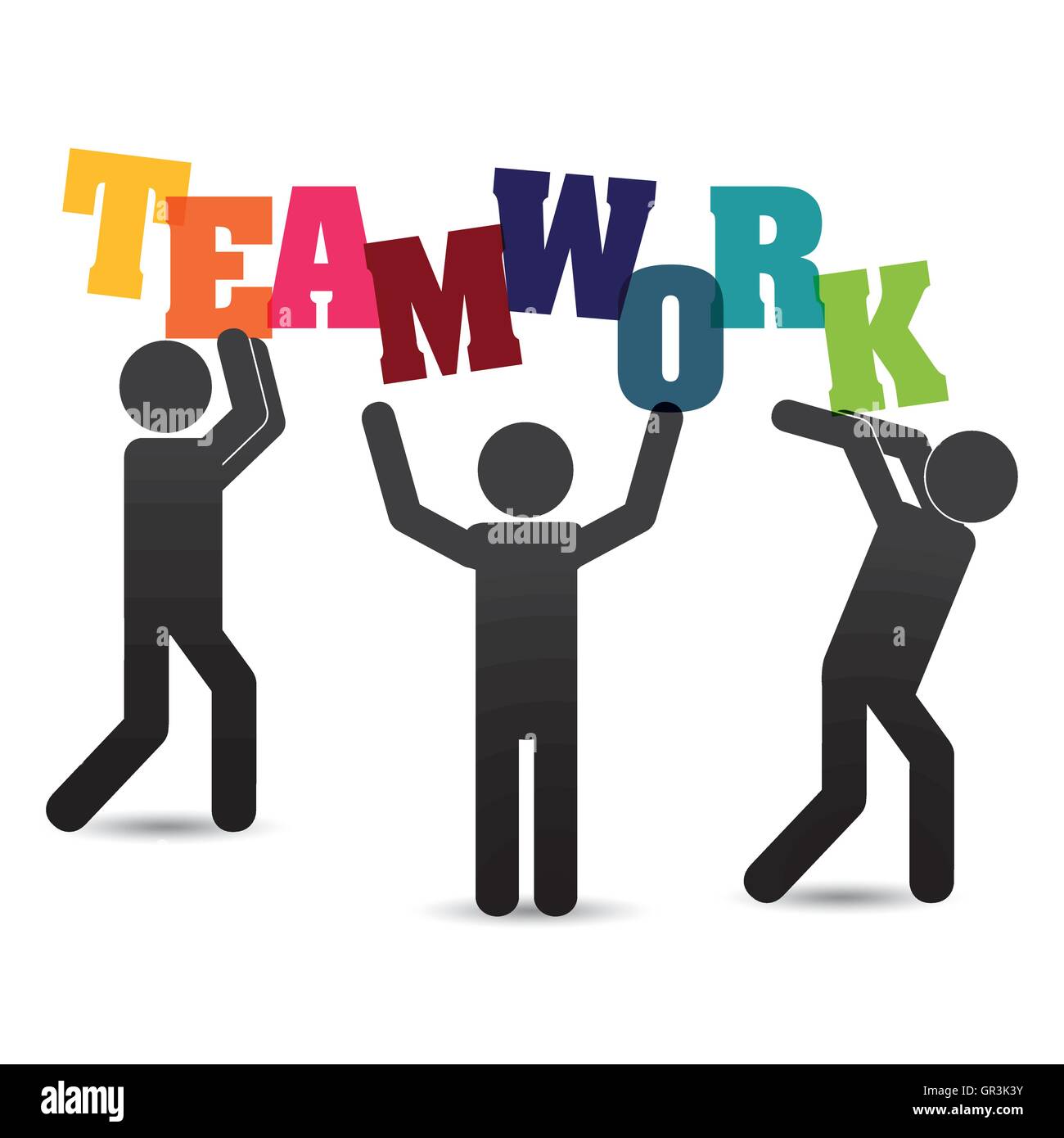 pictogram teamwork support design Stock Vector Image & Art - Alamy