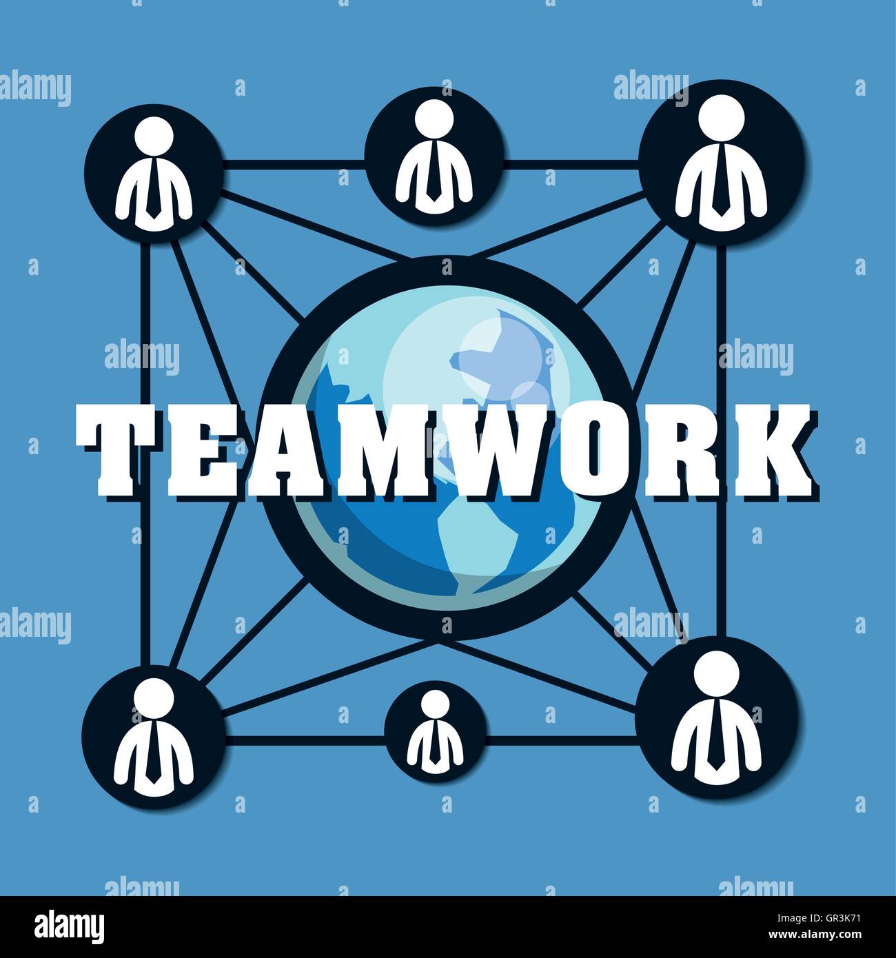 pictogram planet teamwork support design Stock Vector Image & Art - Alamy