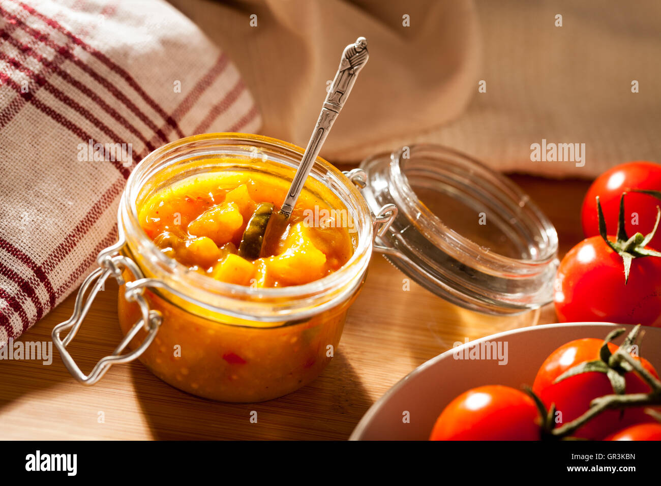 Pickle in Jar Stock Photo - Alamy