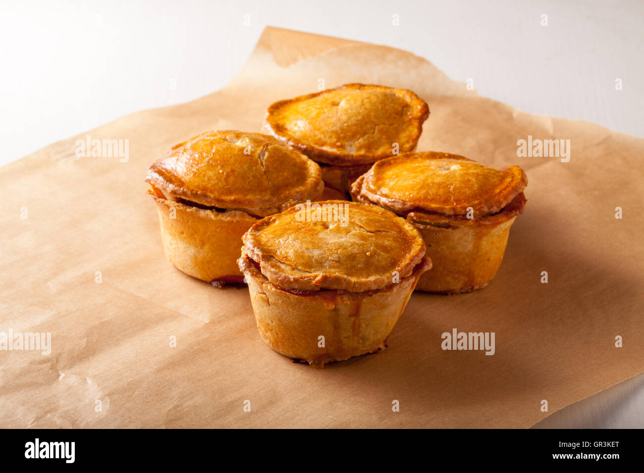 Homemade Pork Pies Stock Photo - Alamy