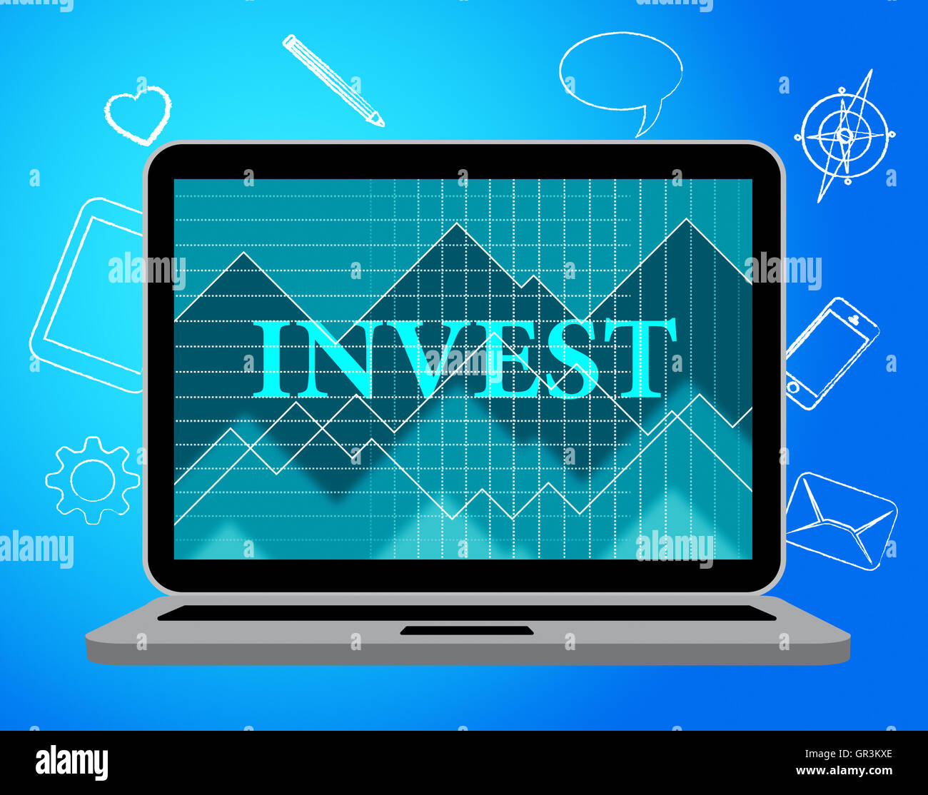 Searching online for investments hi-res stock photography and images ...