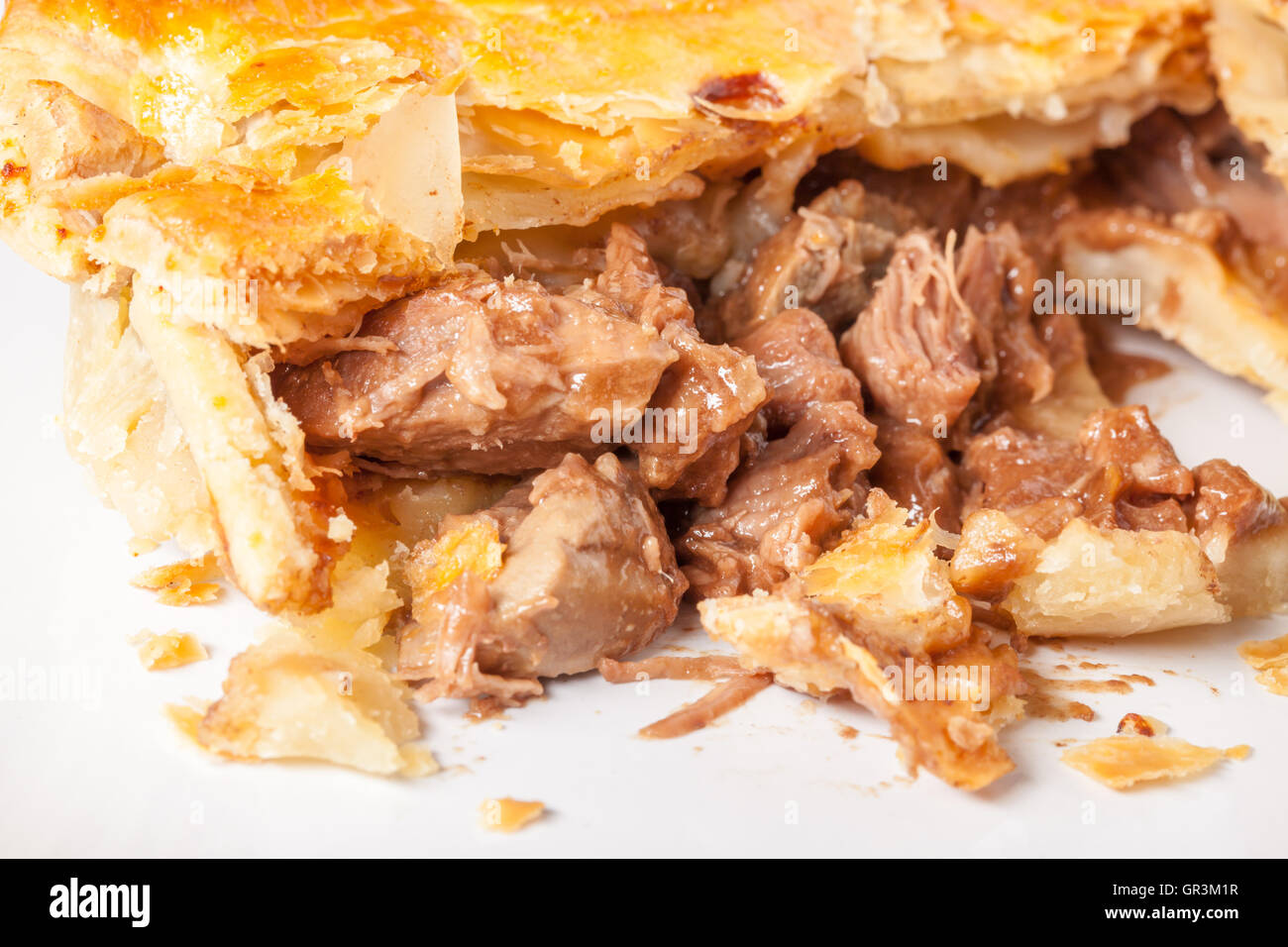 Beef Steak and Kidney Pie Stock Photo - Alamy