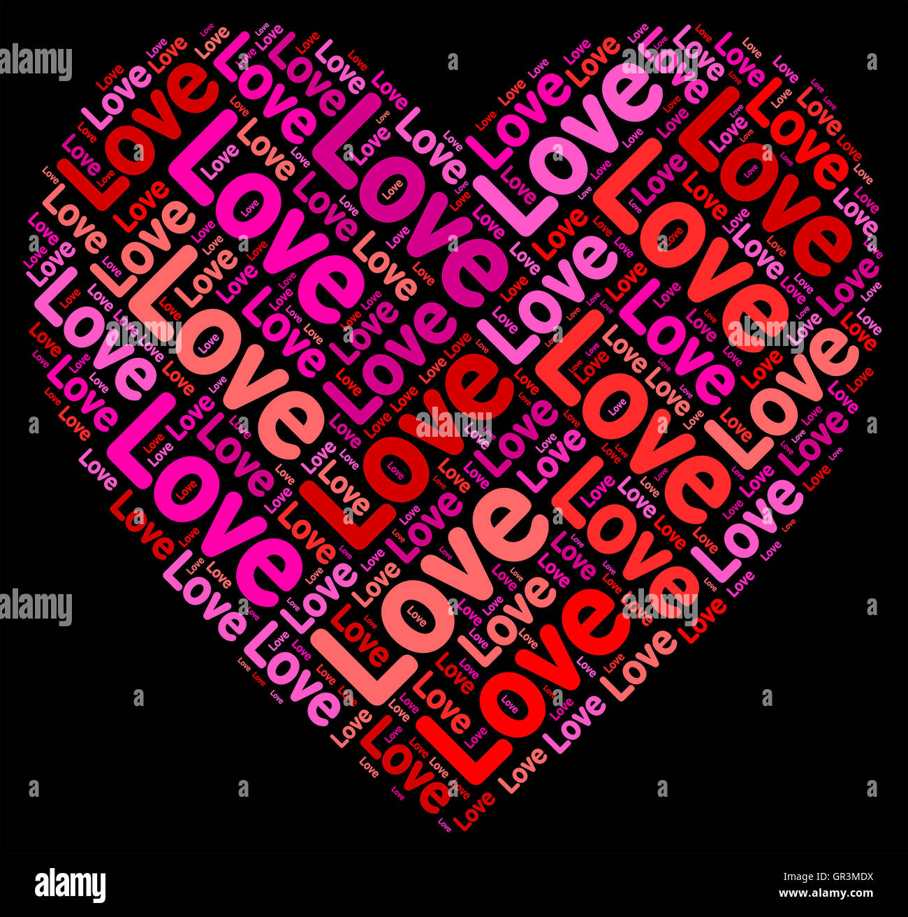 Love Heart Meaning Passion Loving And Loved Stock Photo - Alamy