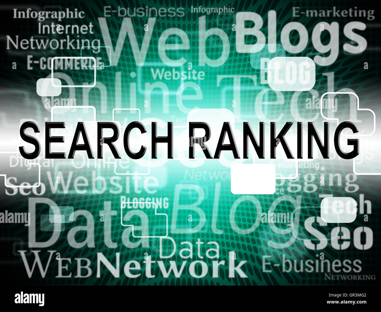Search Ranking Representing Searches Position And Comparison Stock ...