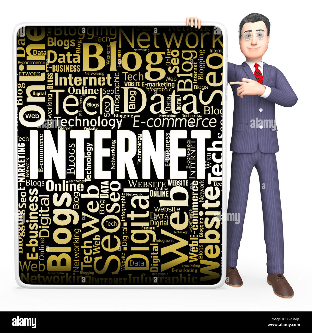 Internet Sign Representing Web Site And Online Stock Photo - Alamy