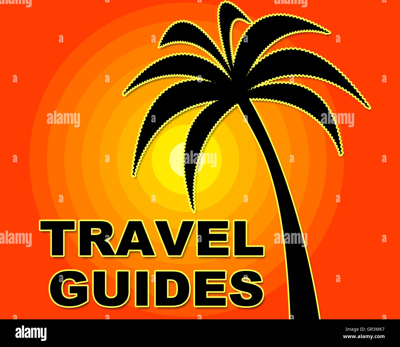Travel Guides Showing Tourist Vacationing And Traveller Stock Photo - Alamy