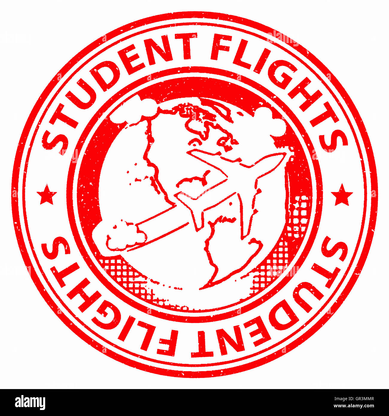 Student Flights Representing Travel Discount And Airplane Stock Photo ...