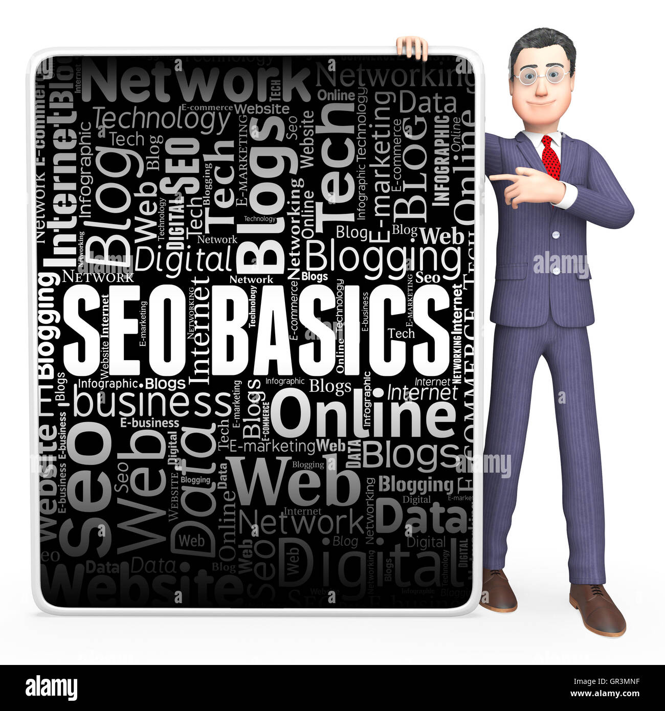 Seo sign showing internet Cut Out Stock Images & Pictures - Alamy