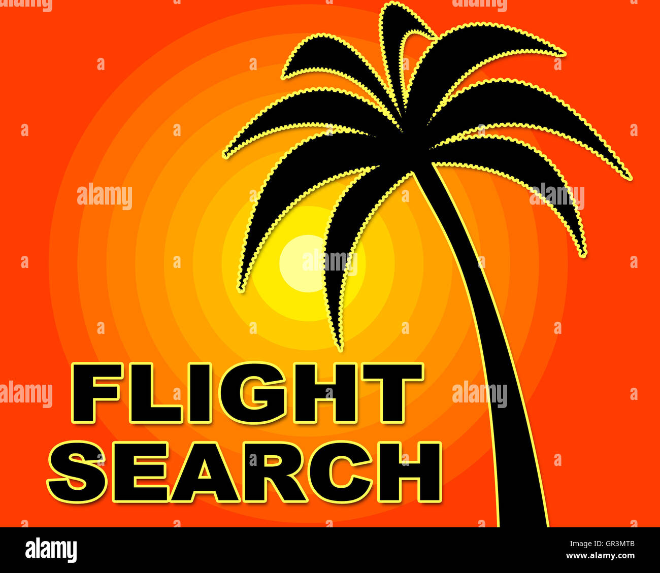 Flight Search Representing Travel Flying And Aircraft Stock Photo - Alamy