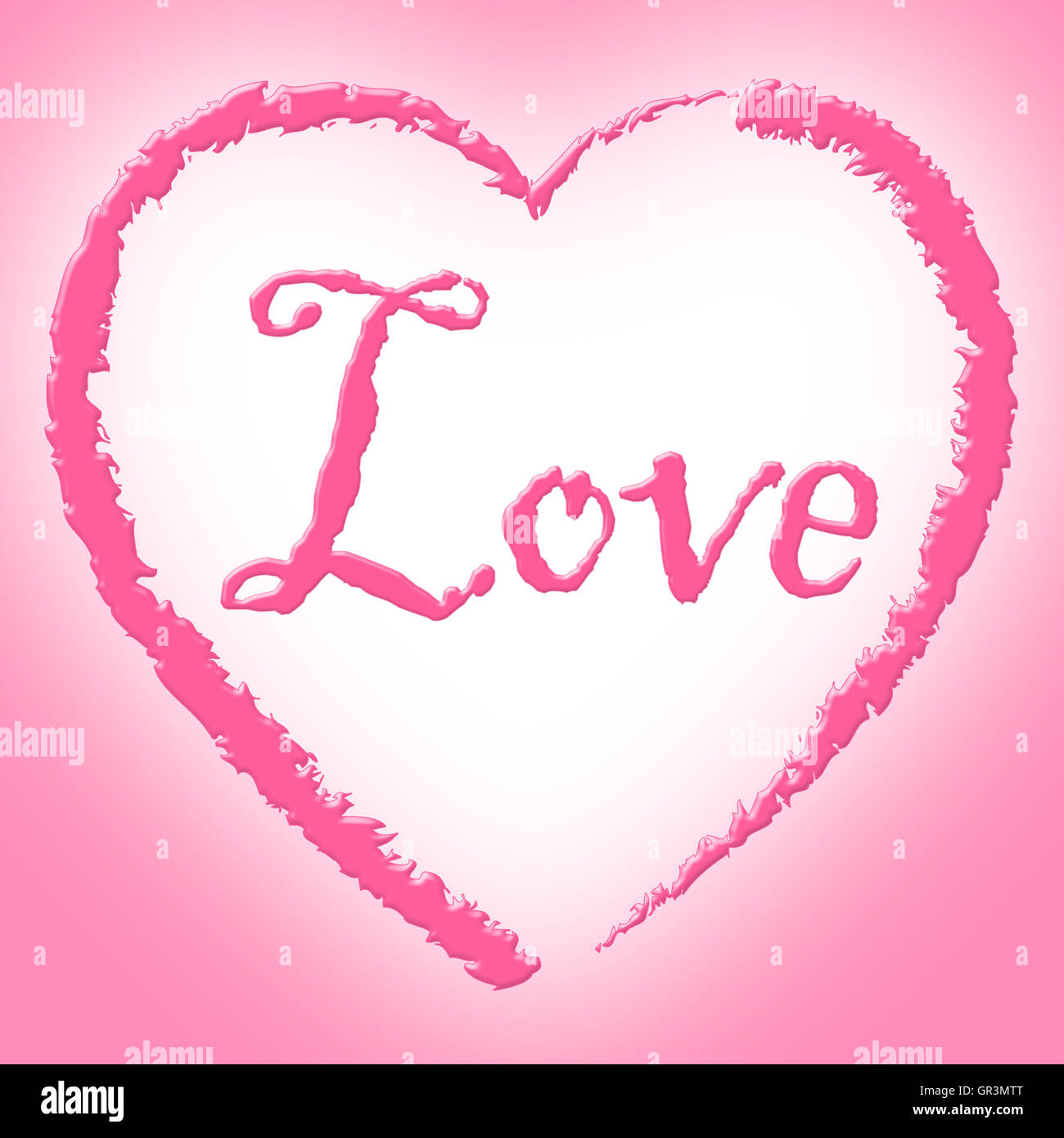 Love Heart Representing Compassion Adoration And Lover Stock Photo - Alamy