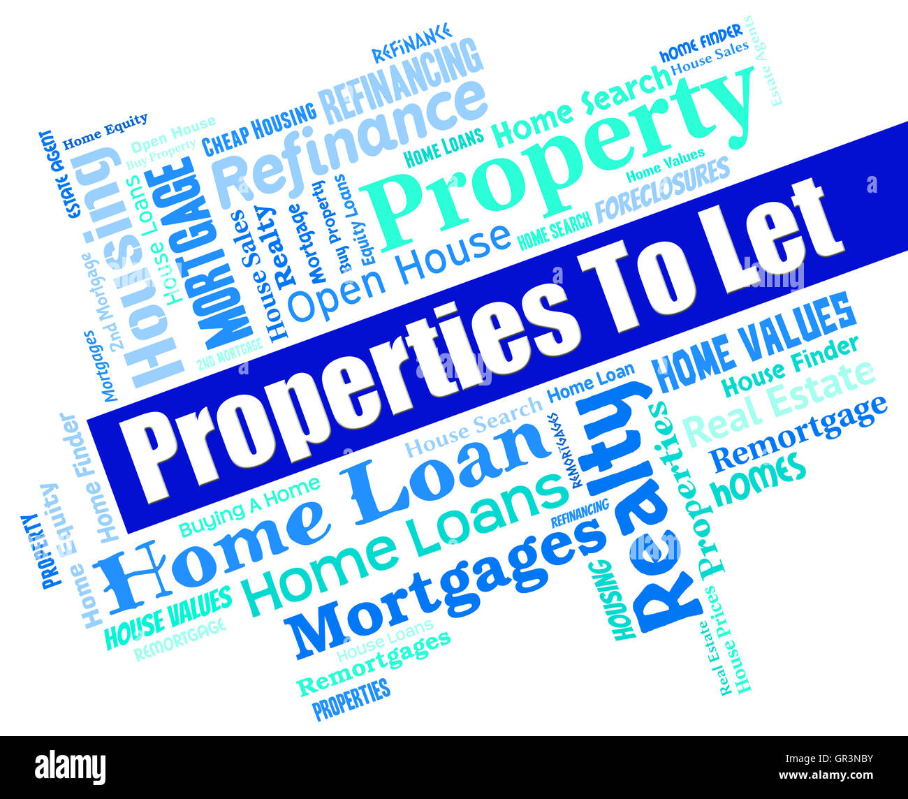Properties To Let Representing For Rent And Property Stock Photo - Alamy