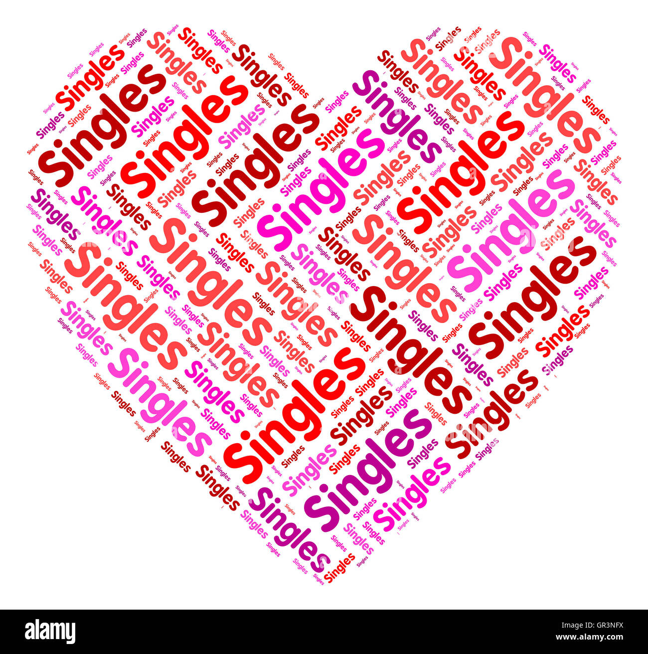 Singles Heart Indicating Compassion Valentine And Romance Stock Photo ...