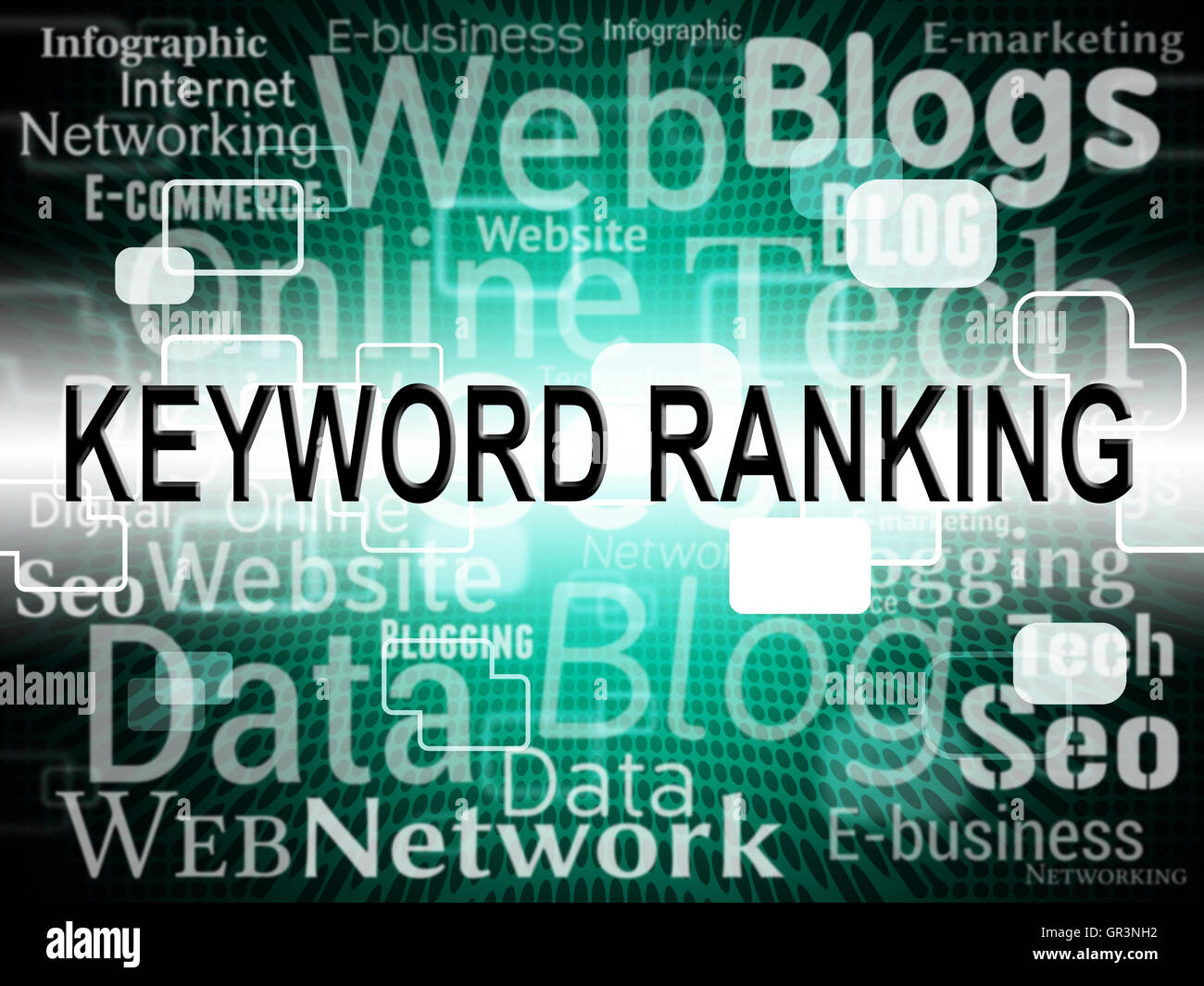 Keyword Ranking Meaning Search Engine And Terms Stock Photo - Alamy