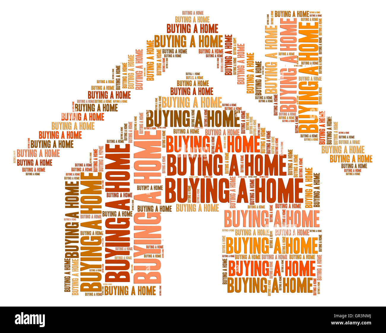 Buying Home Showing Purchases Property And Properties Stock Photo - Alamy