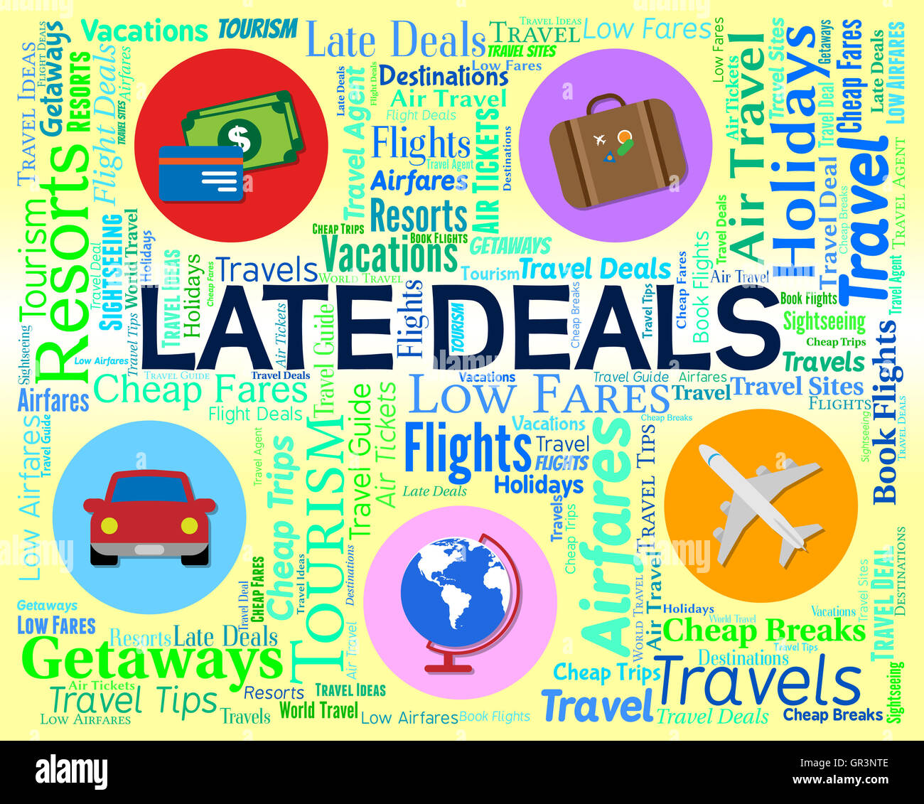Late Deals Meaning Last Moment And Promotional Stock Photo - Alamy