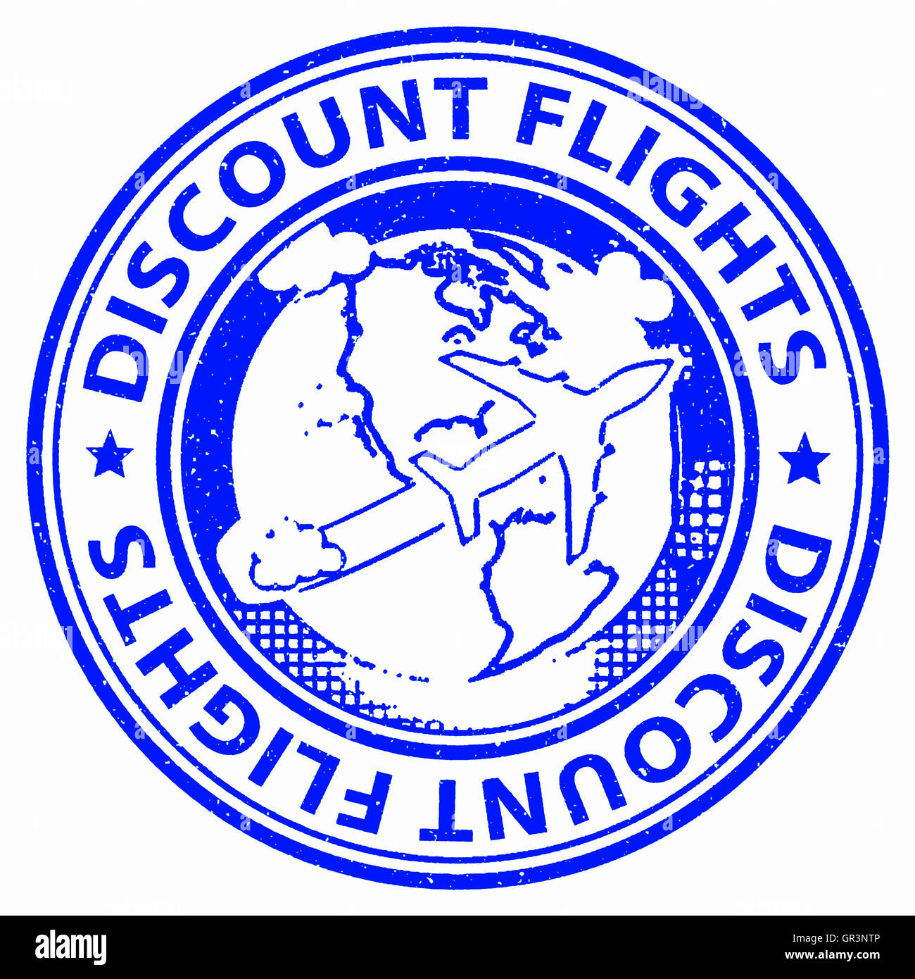 Discount Flights Indicating Travel Discounts And Flying Stock Photo - Alamy