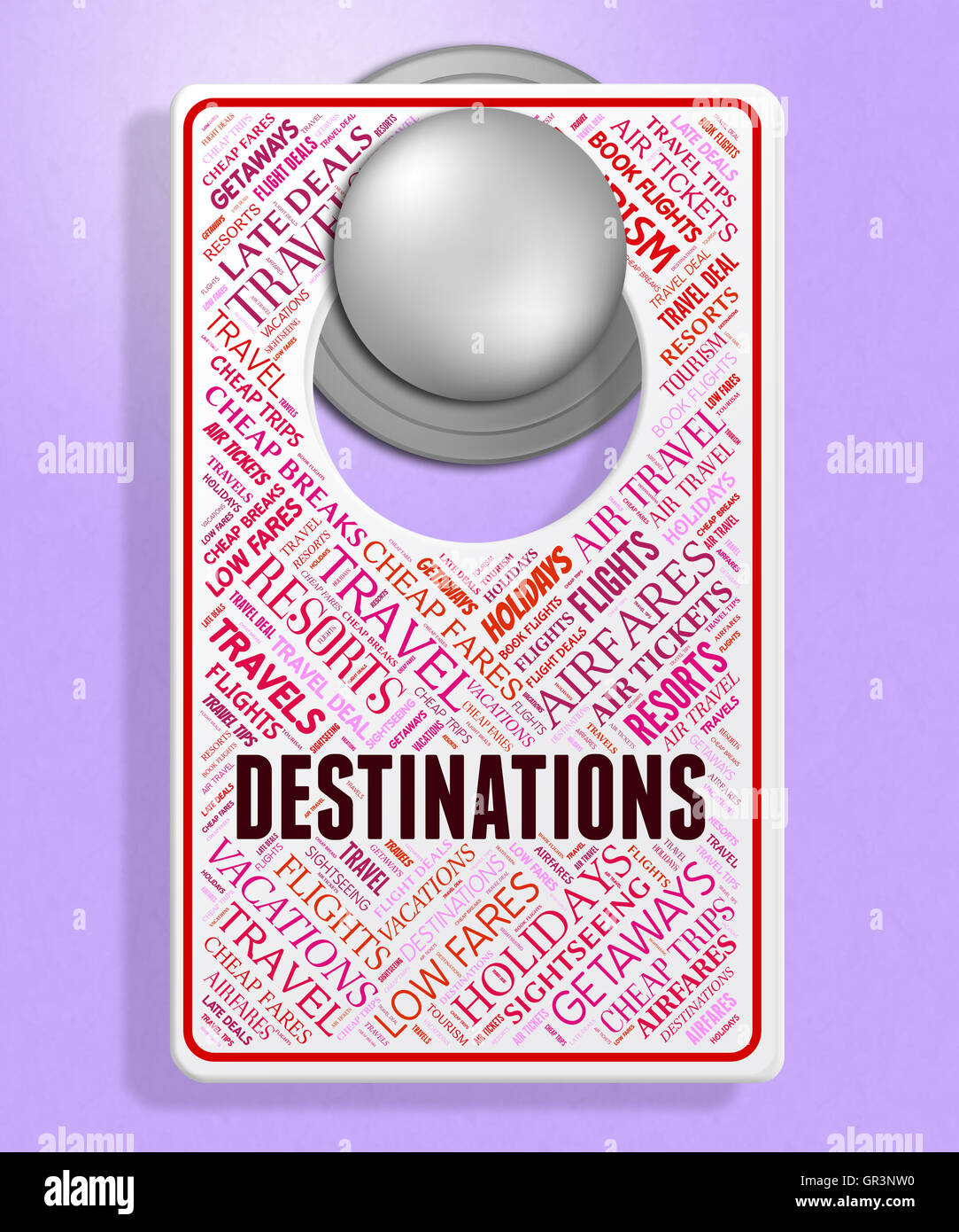 Destinations Sign Representing Message Travelling And International ...