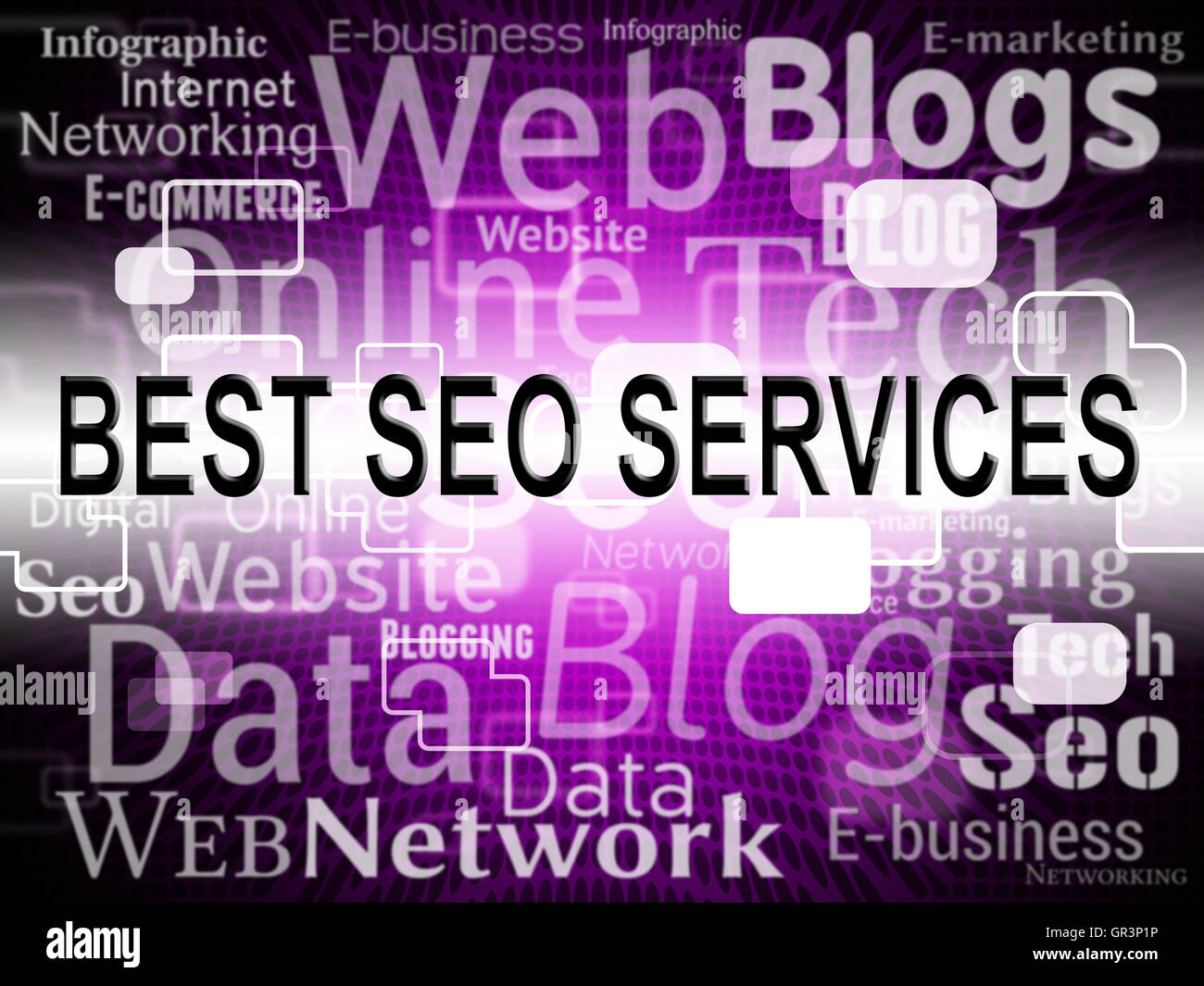 Best Seo Services Representing Web Site And Excellence Stock Photo - Alamy