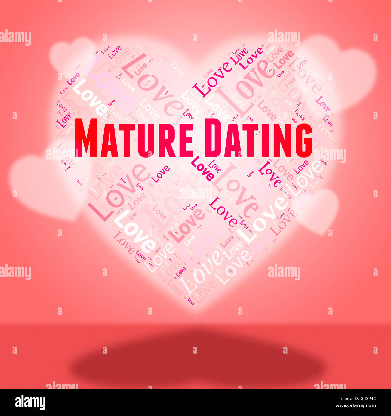 Mature Dating Showing Retirement Net And Partner Stock Photo - Alamy