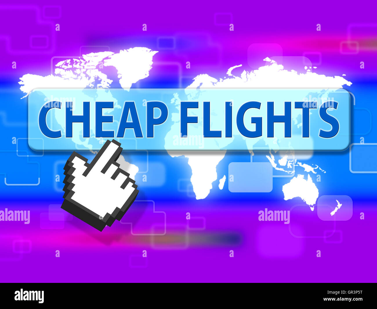 Cheap Flights Meaning Low Cost And Fly Stock Photo - Alamy