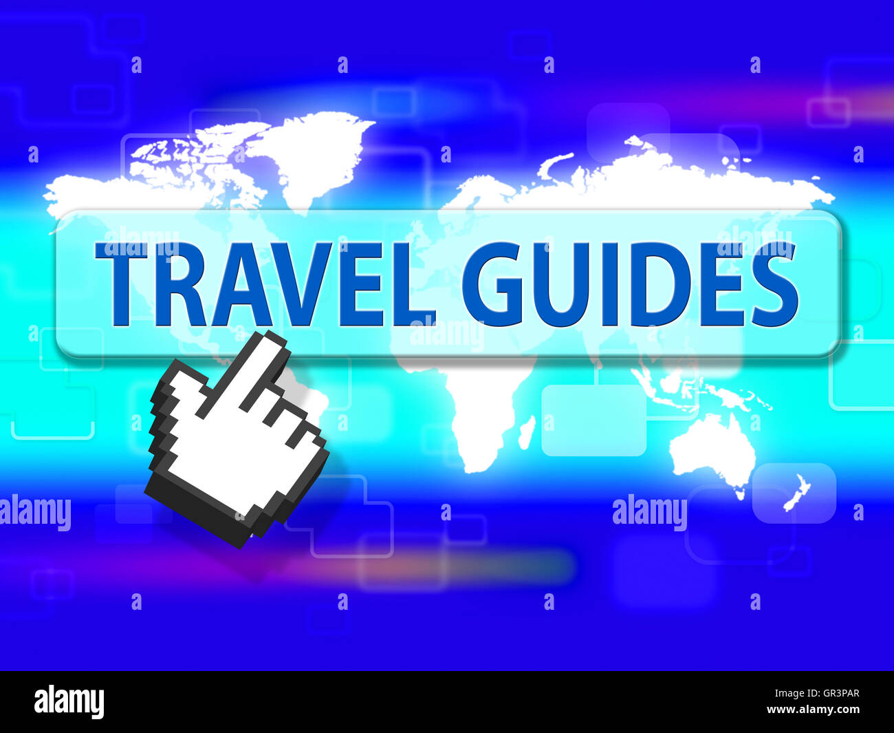 Travel Guides Indicating Guidebook Vacations And Tour Stock Photo - Alamy