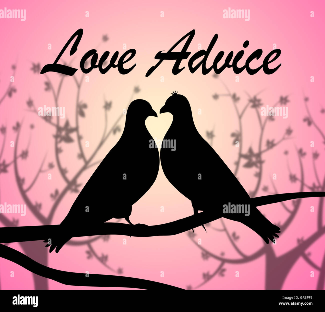 Love Advice Representing Advise Tips And Loving Stock Photo - Alamy