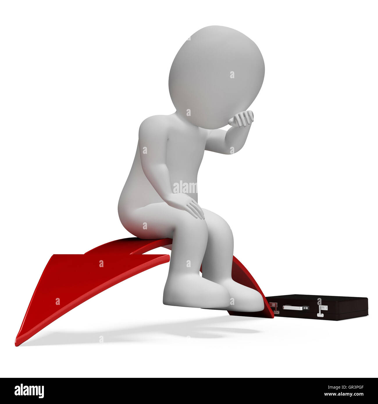 Character despair representing lack success hi-res stock photography ...