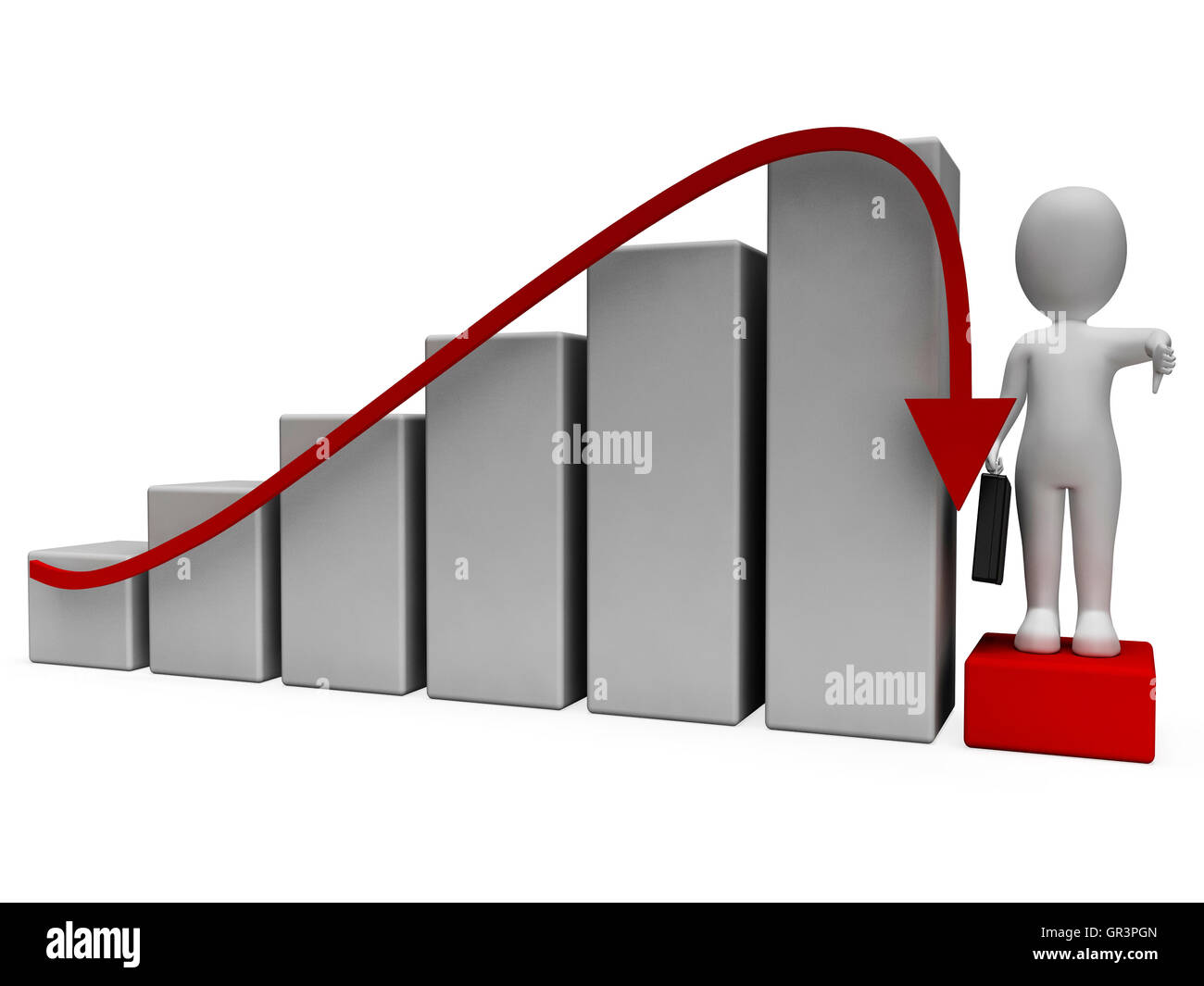 Business chart showing financial success Cut Out Stock Images ...