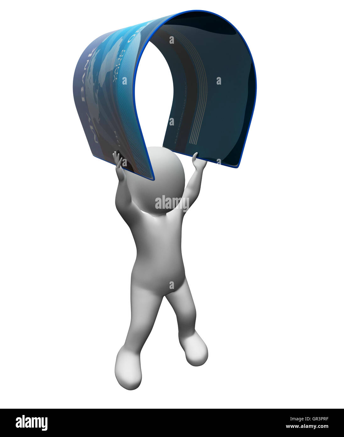 Man credit card shop Cut Out Stock Images & Pictures - Alamy