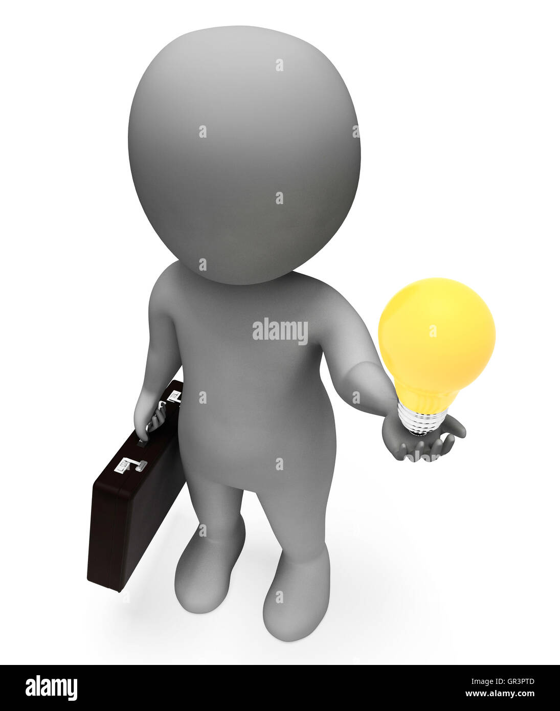 Lightbulb character hi-res stock photography and images - Alamy