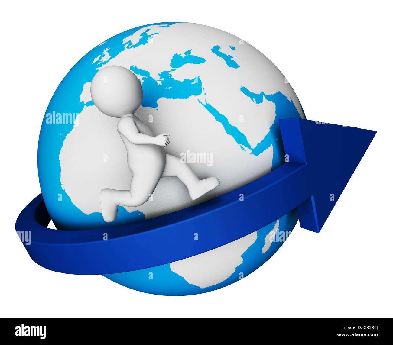 Worldwide Character Representing Globally Global And Globalisation 3d ...