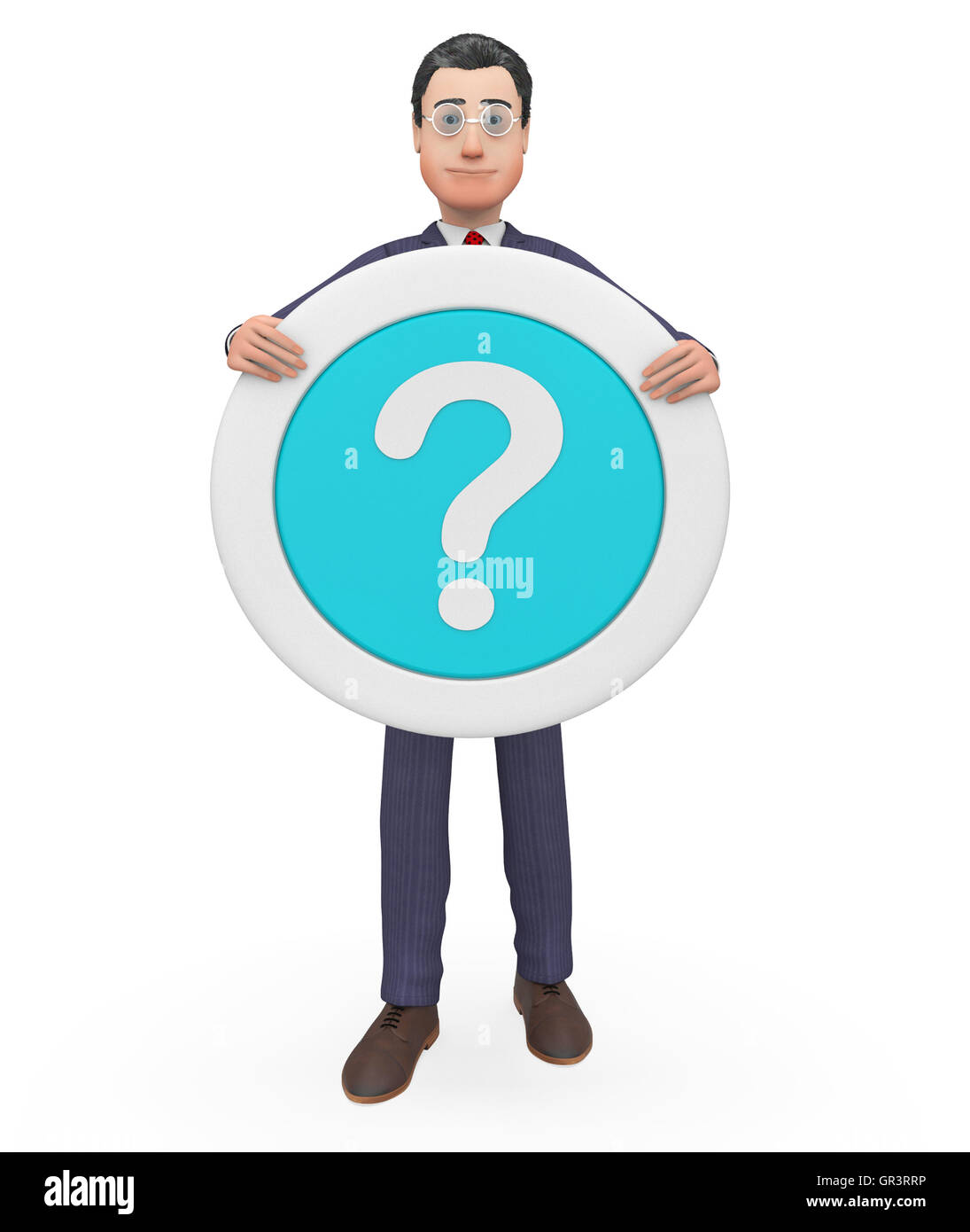 Question marks person Cut Out Stock Images & Pictures - Alamy