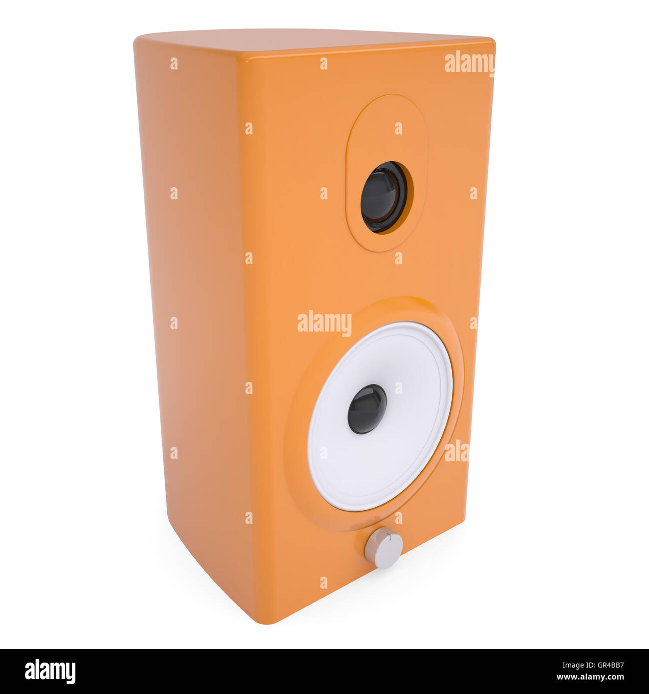 Orange music column Stock Photo - Alamy