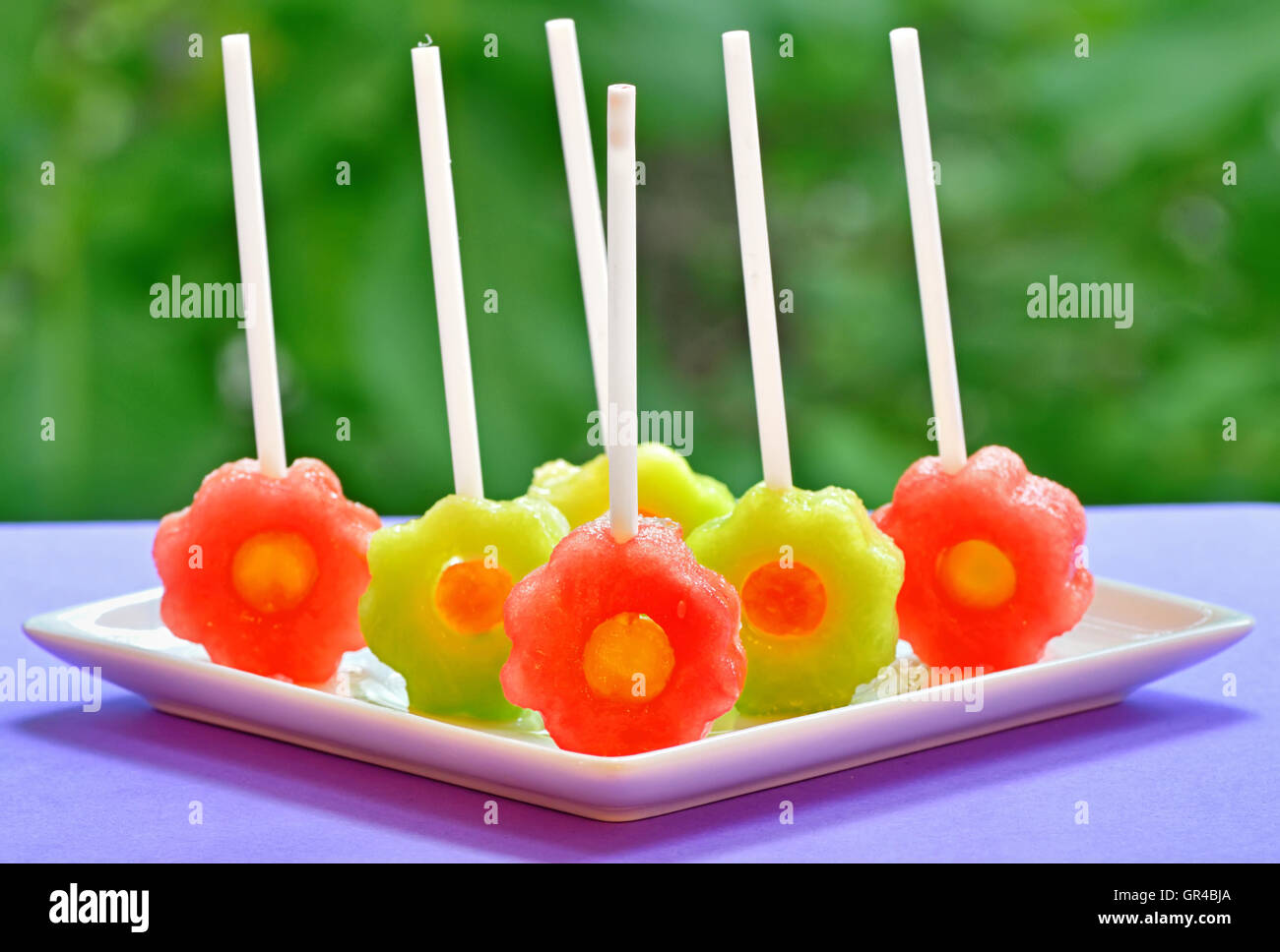 Red sweet watermelon hearts hi-res stock photography and images - Alamy