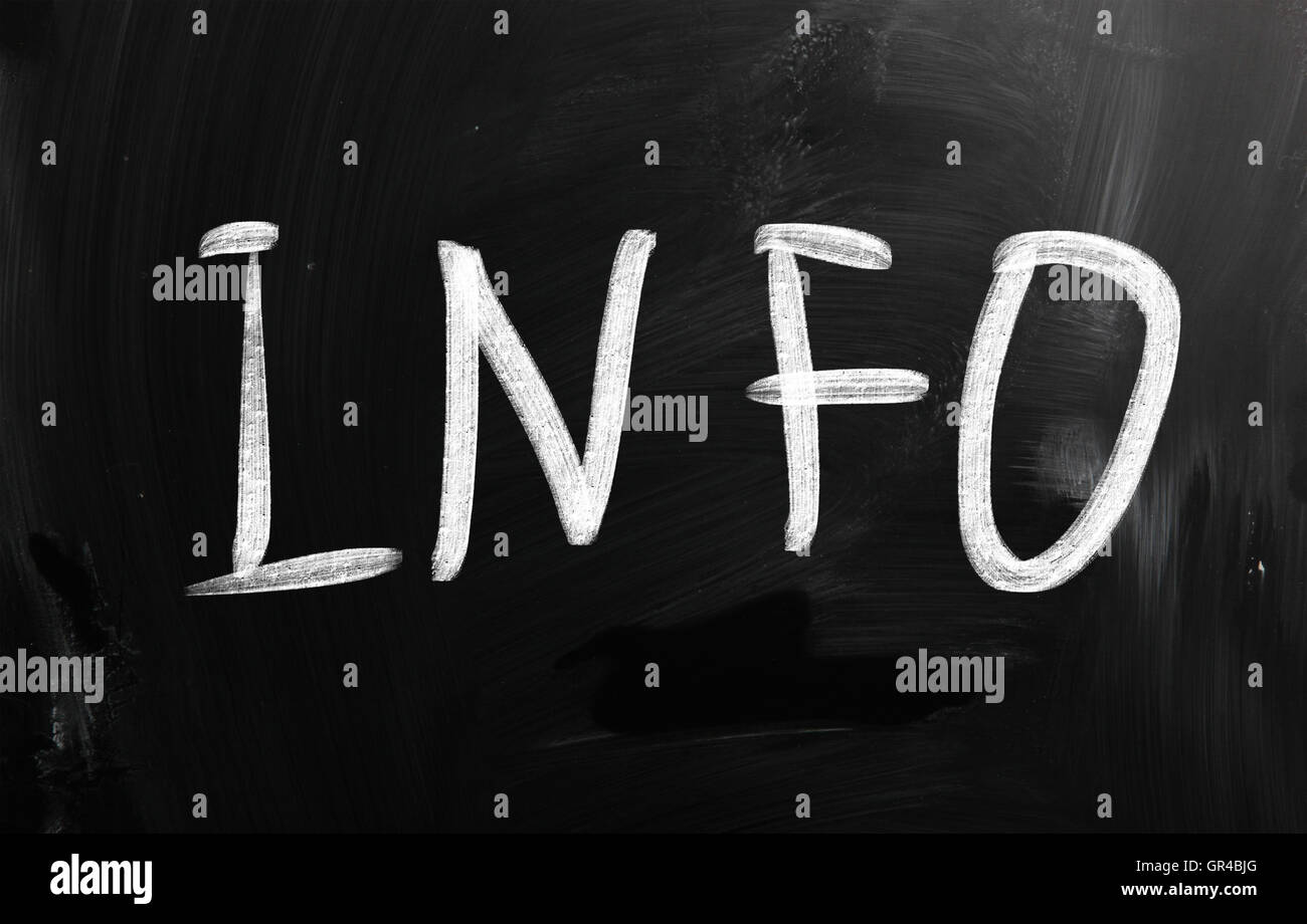 Blackboard information hi-res stock photography and images - Alamy