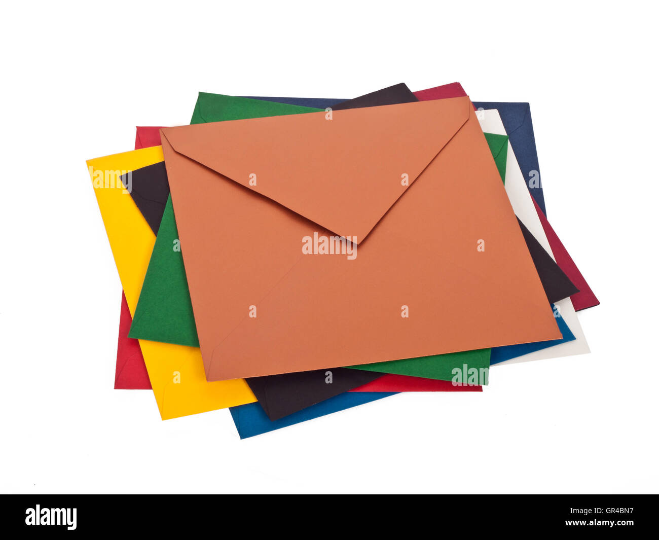 Pile of envelops Stock Photo - Alamy