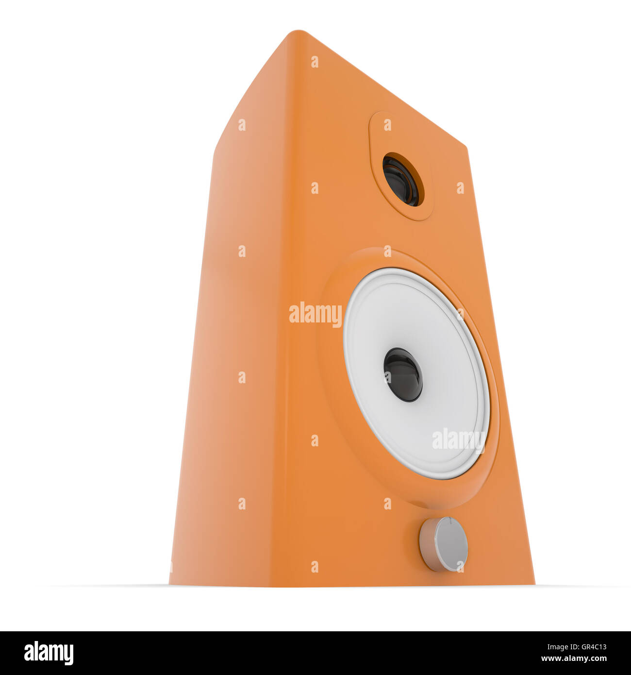 Orange music column Stock Photo - Alamy